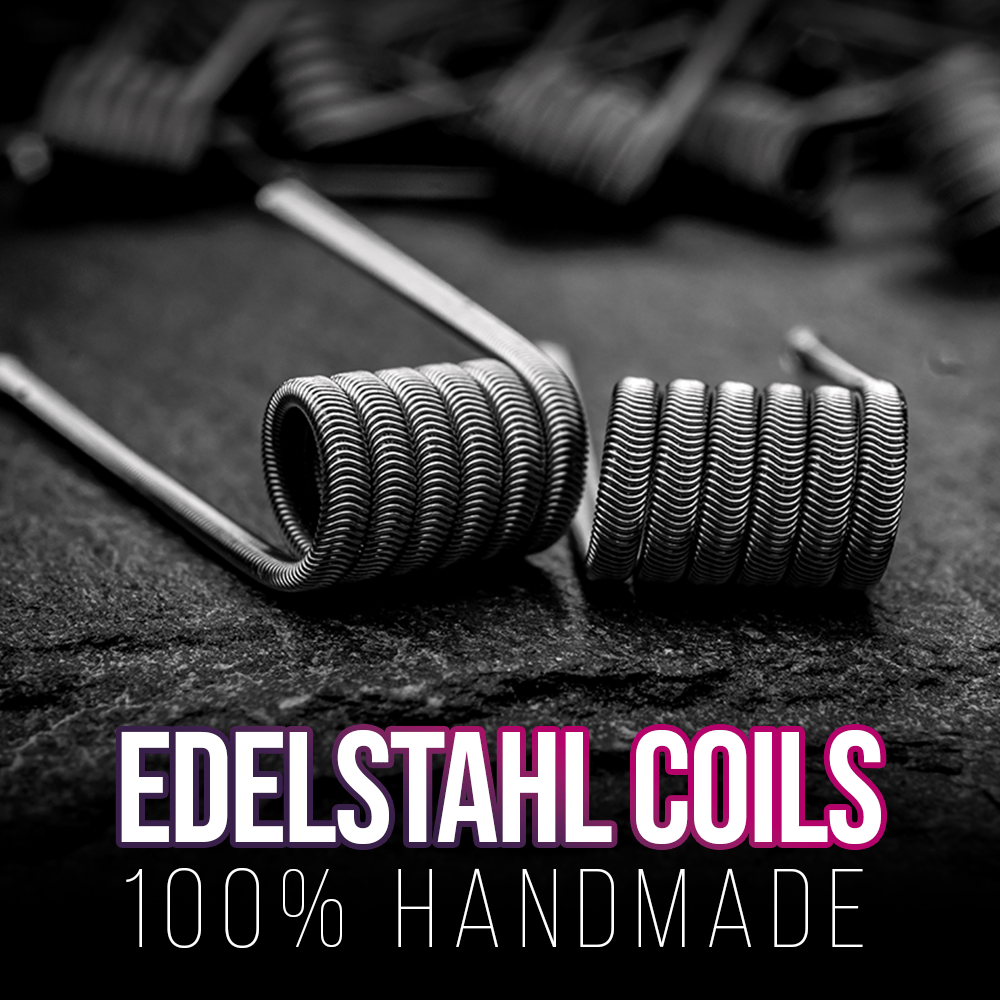 Edelstahl Handmade Coils – Aenigma-Clouds